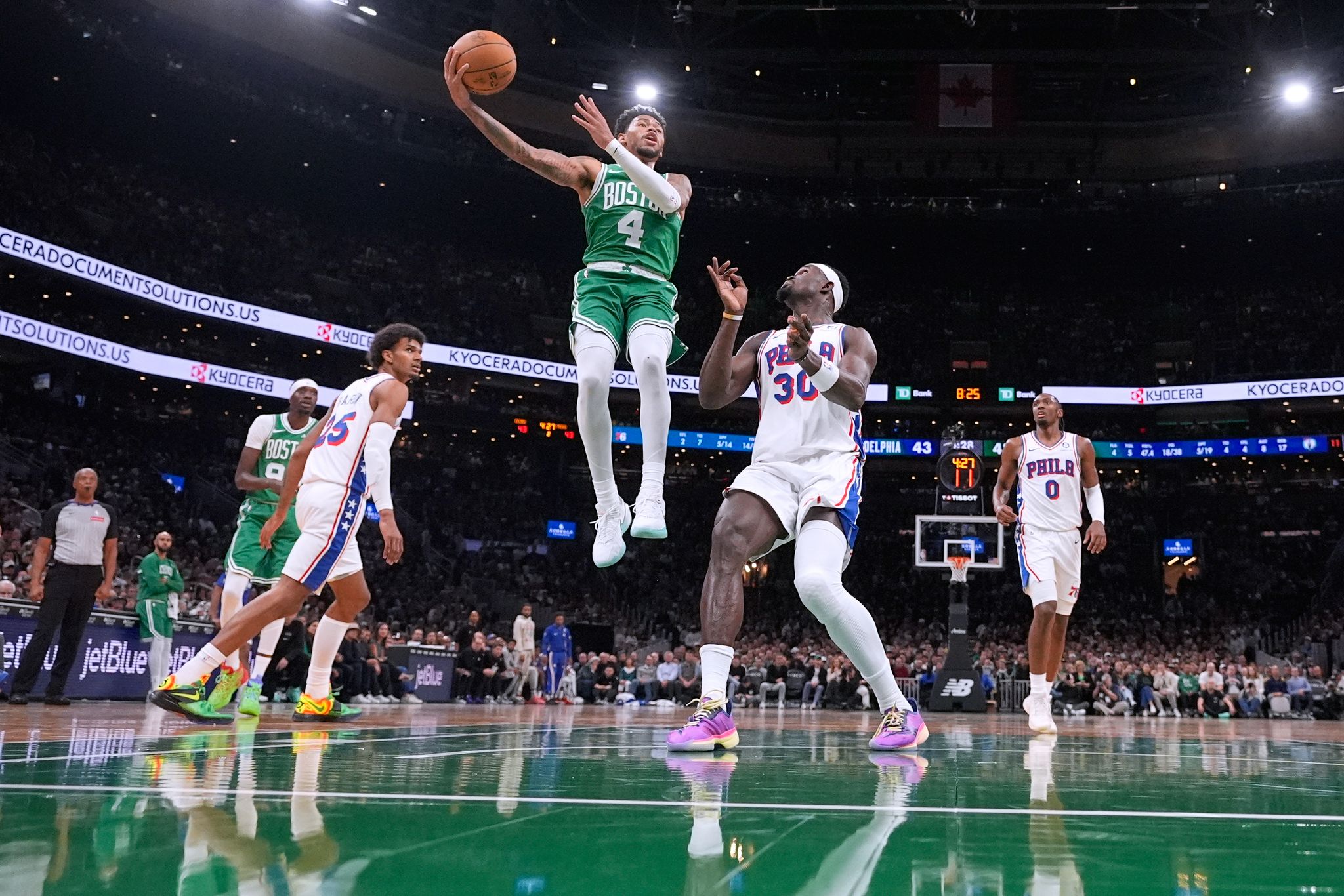 Maxey scores 40 points as 76ers rally to beat Celtics 117-116