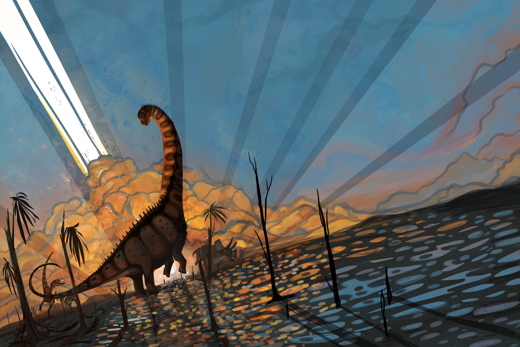 Dinosaurs were thriving in North America before the mass-extinction ...