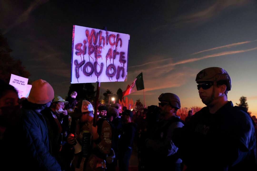 Thousands protest in Bay Area after day of shifting ICE threats