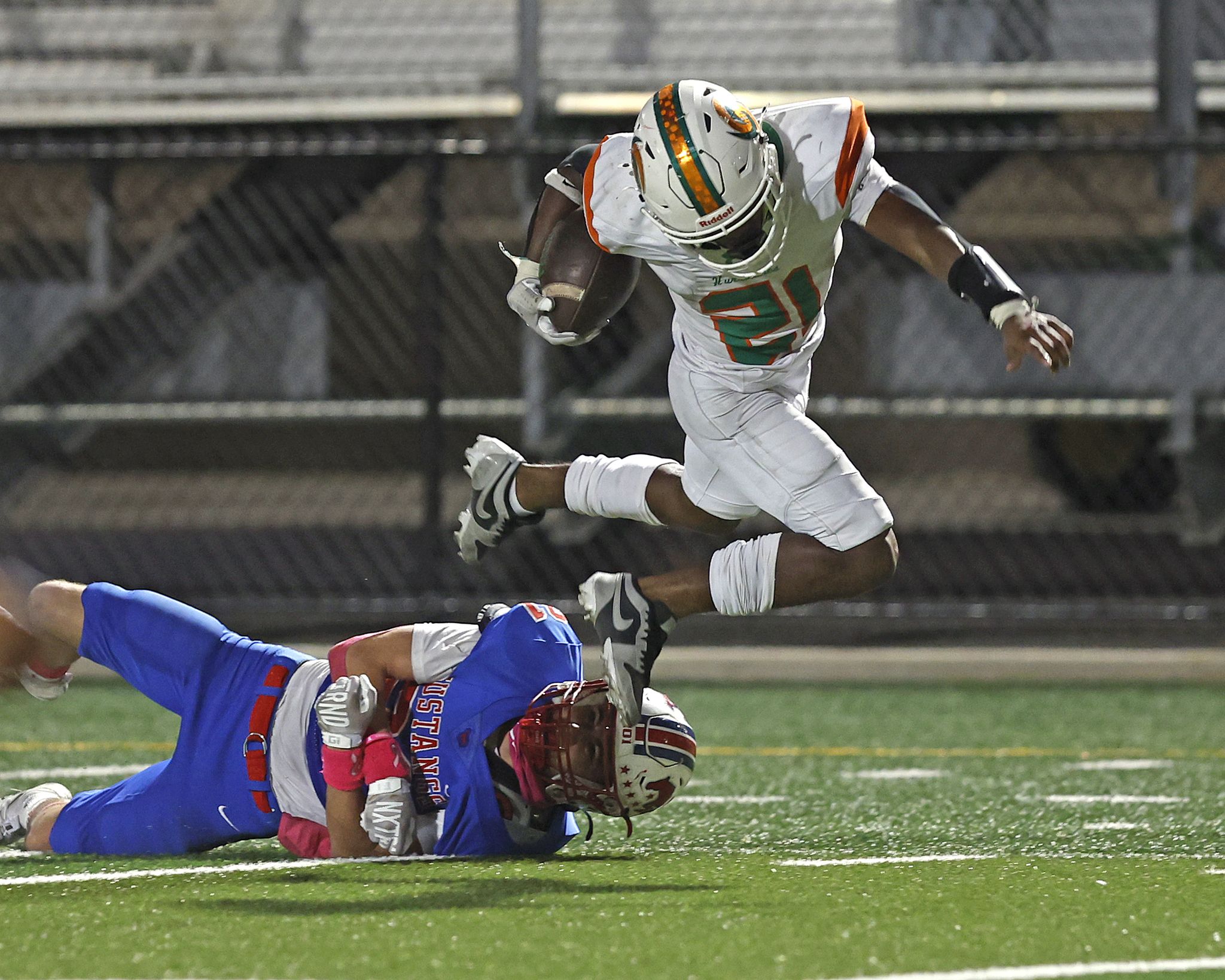 Sam Houston football tops Jefferson to stay unbeaten in 12-5A-II