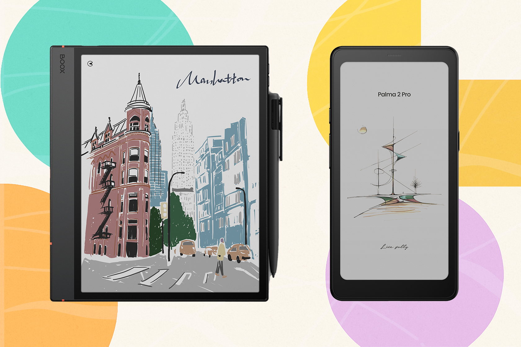 BOOX busts out two new color e-ink devices: a tablet and e-reader