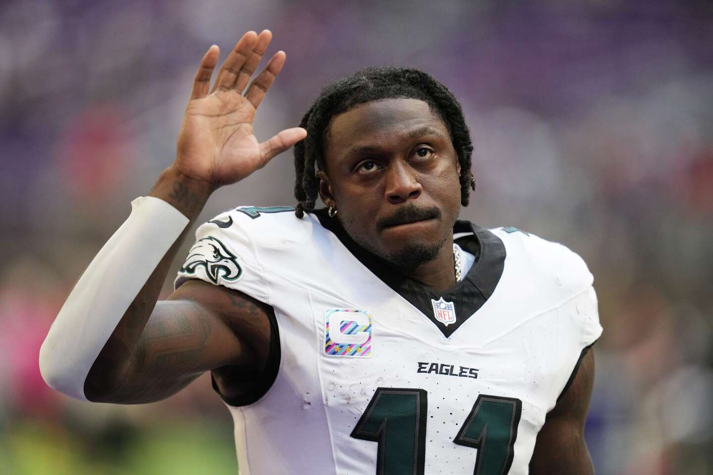 Eagles to face Giants without A.J. Brown and Brandon Graham