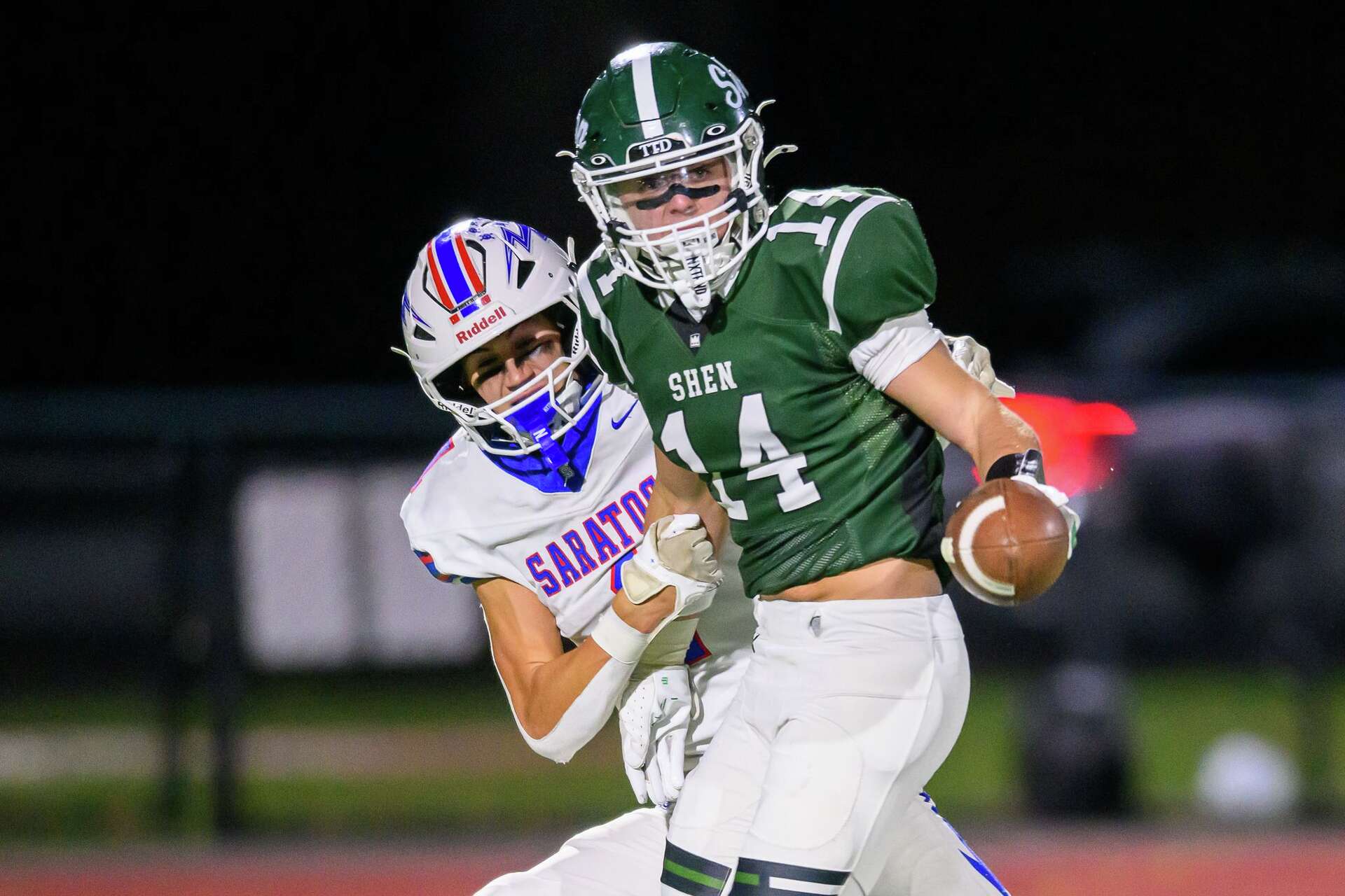 Shen earns comeback Section 2 football win against Saratoga Springs