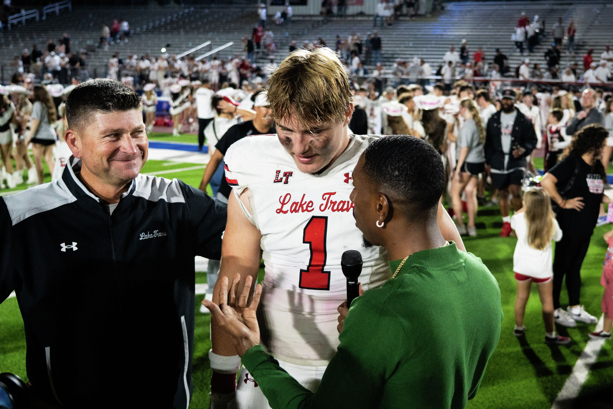 High school football: Lake Travis DE Carter Buck wins area honor