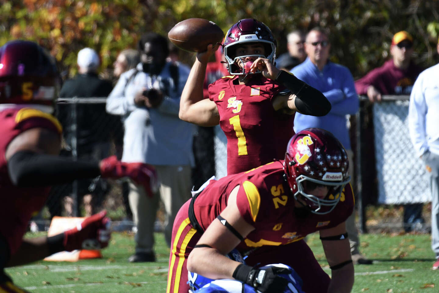 St. Joseph football shuts down Darien with defensive effort