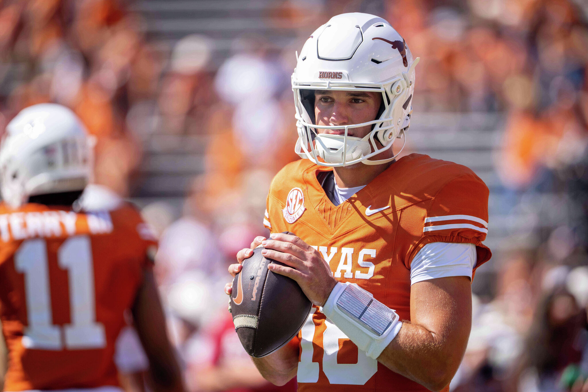 Golden: Why Texas, QB Caldwell beats Vanderbilt without Arch Manning