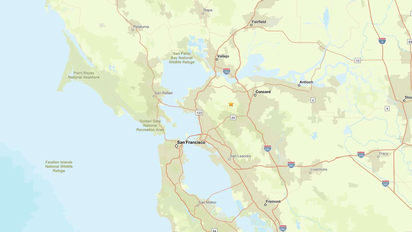 Another earthquake jolts East Bay awake Sunday morning