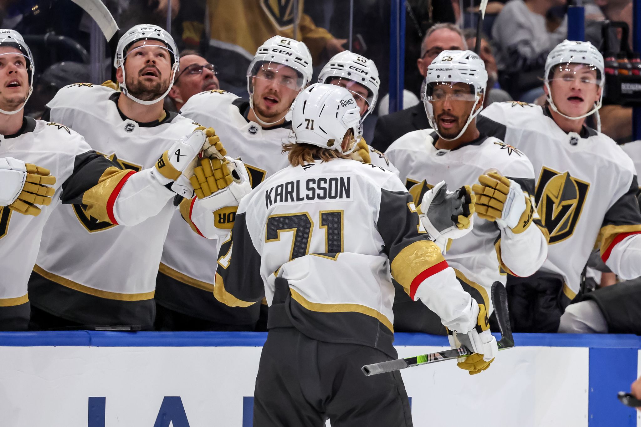 Golden Knights' William Karlsson ruled out after apparent injury ...