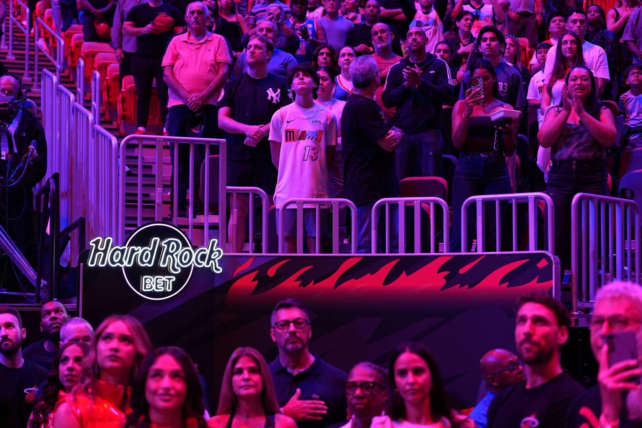 Powell scores 29 as Heat beat Knicks 115-107 in Miami's home opener