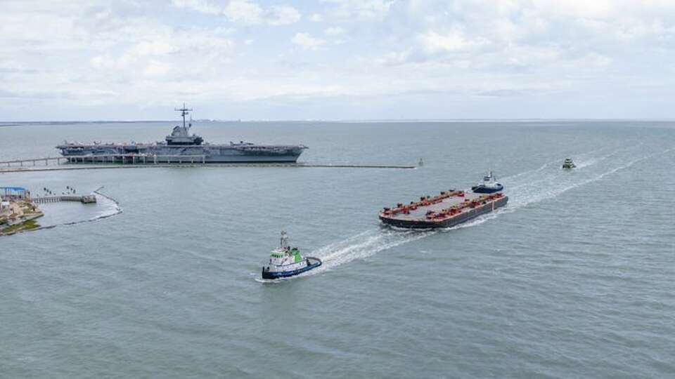 Corpus Christi's iconic Harbor Bridge begins final descent
