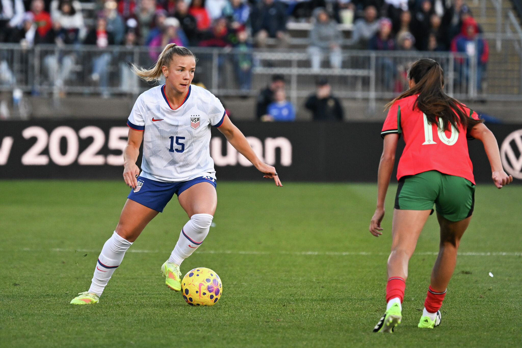 USWNT coach Emma Hayes praises Claire Hutton after Portugal win