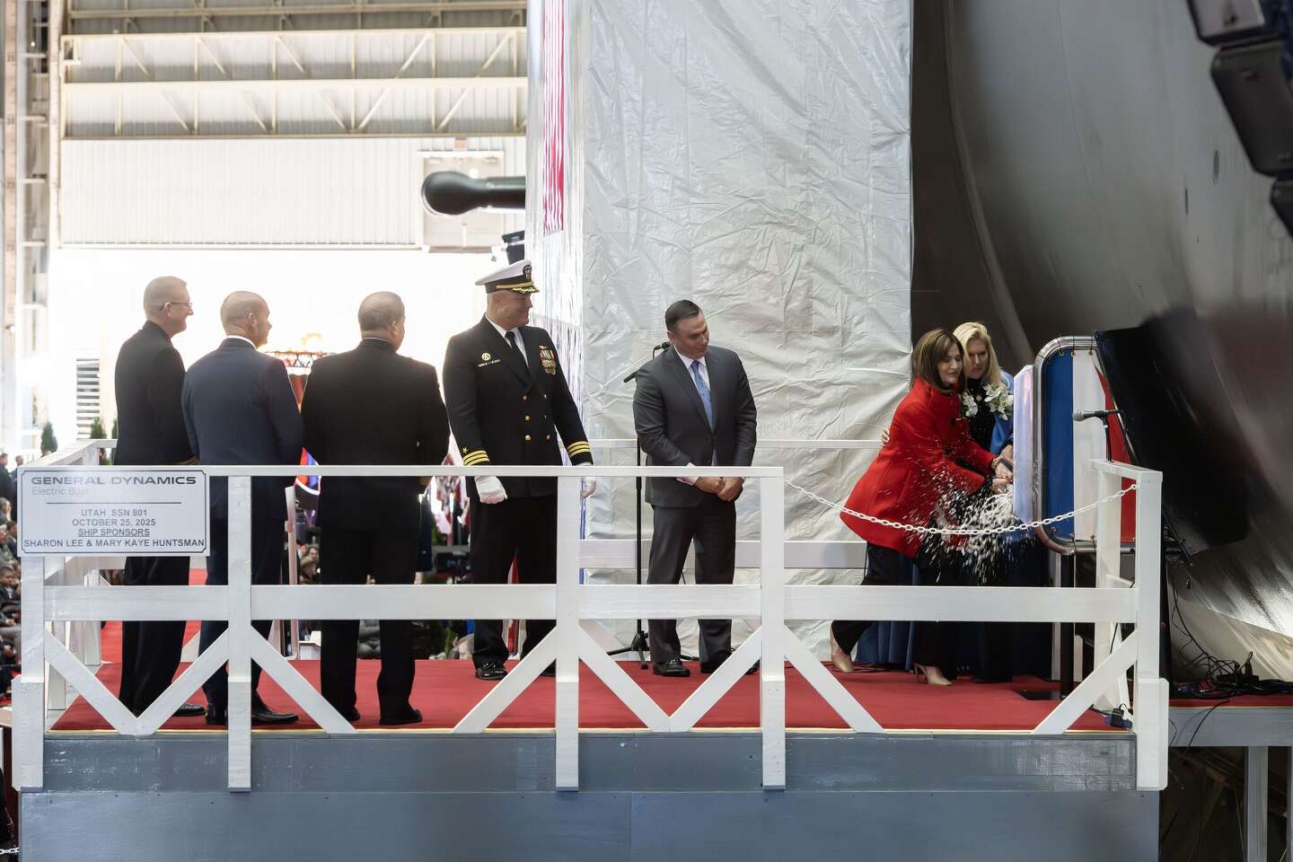 CT's Electric Boat reaches milestone in construction of Utah submarine