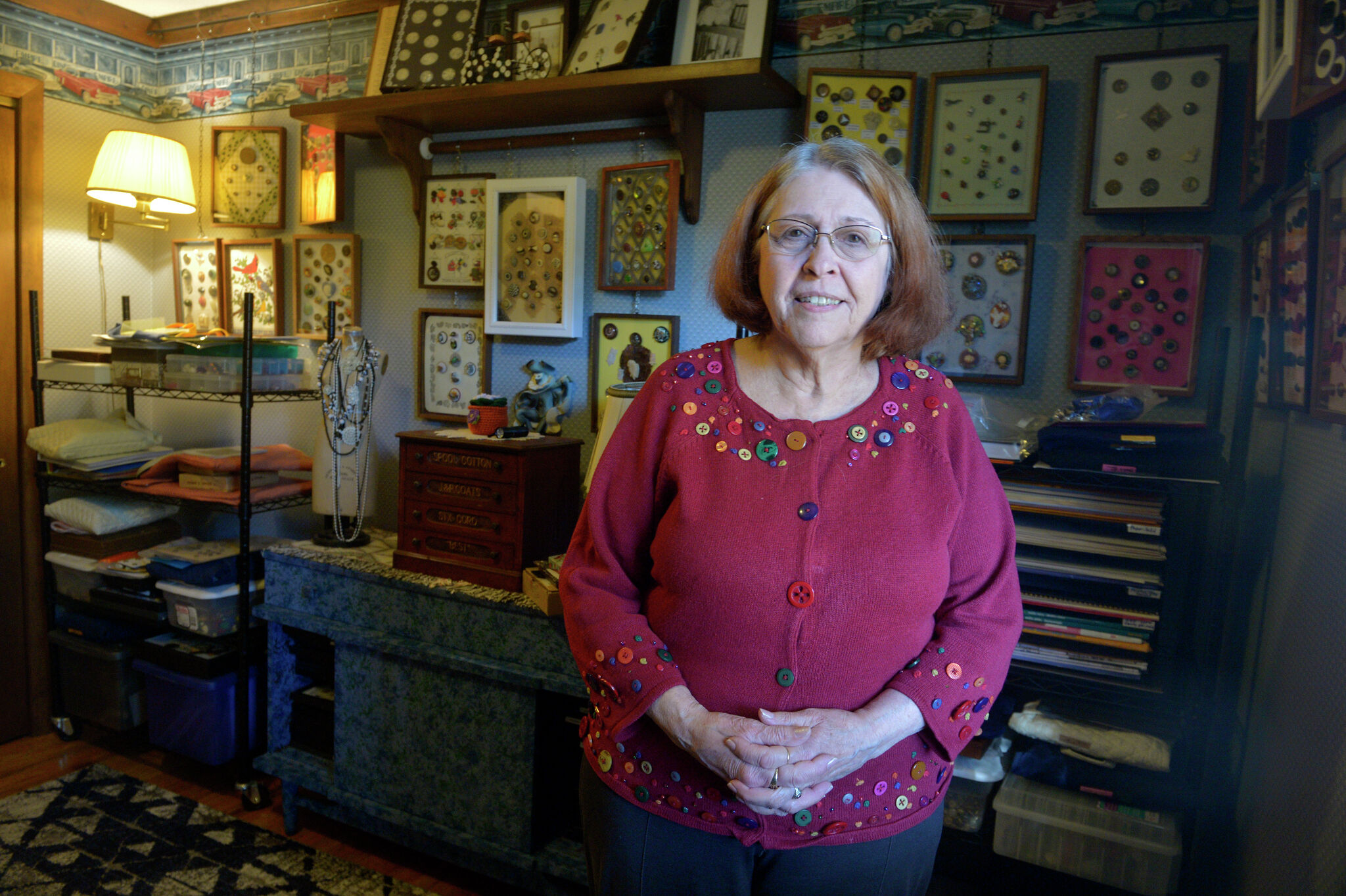 Thomaston button fanatic's 20,000-piece collection is full of history