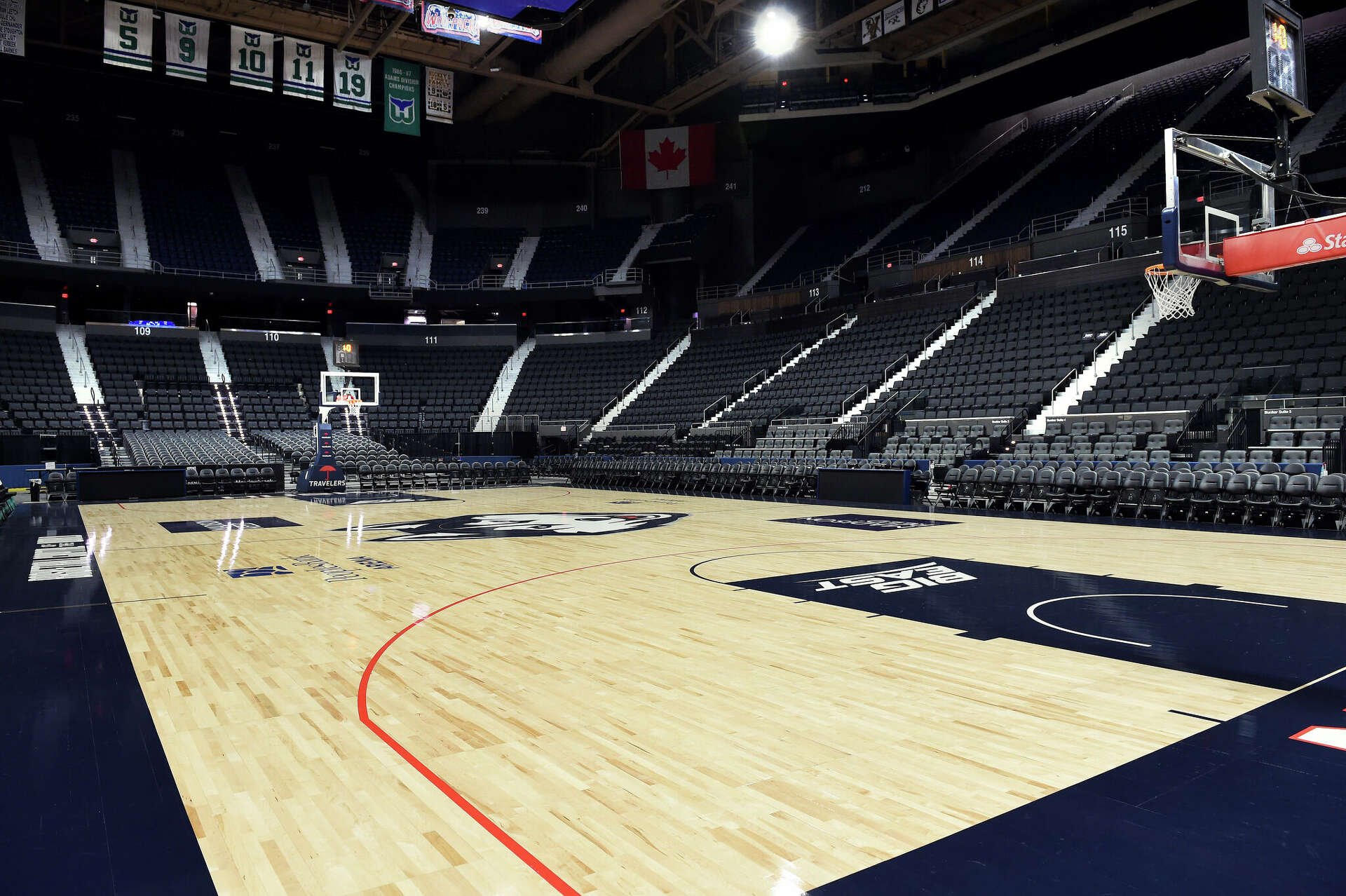 UConn's Dan Hurley talks about PeoplesBank Arena renovation