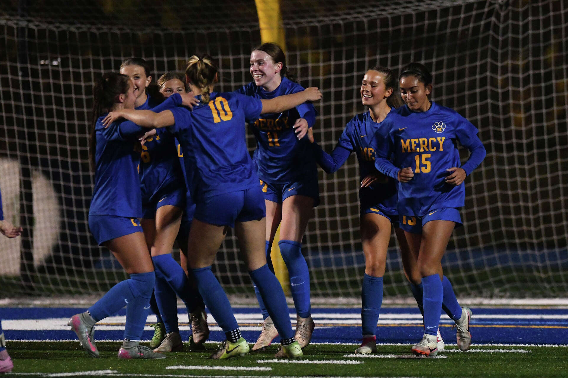Mercy beats SHA, wins third-straight SCC girls soccer championship