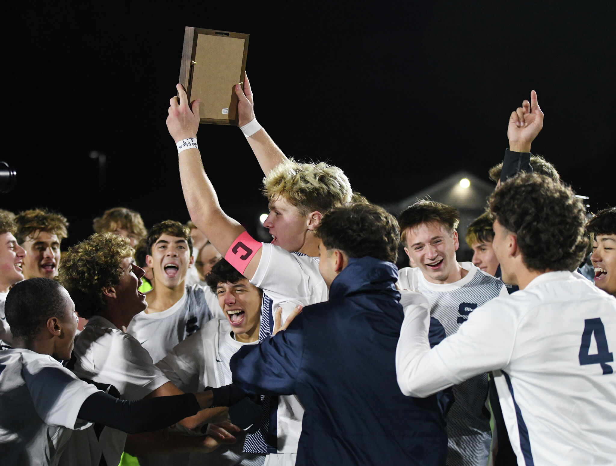 Staples boys soccer defeated Greenwich in the FCIAC championship