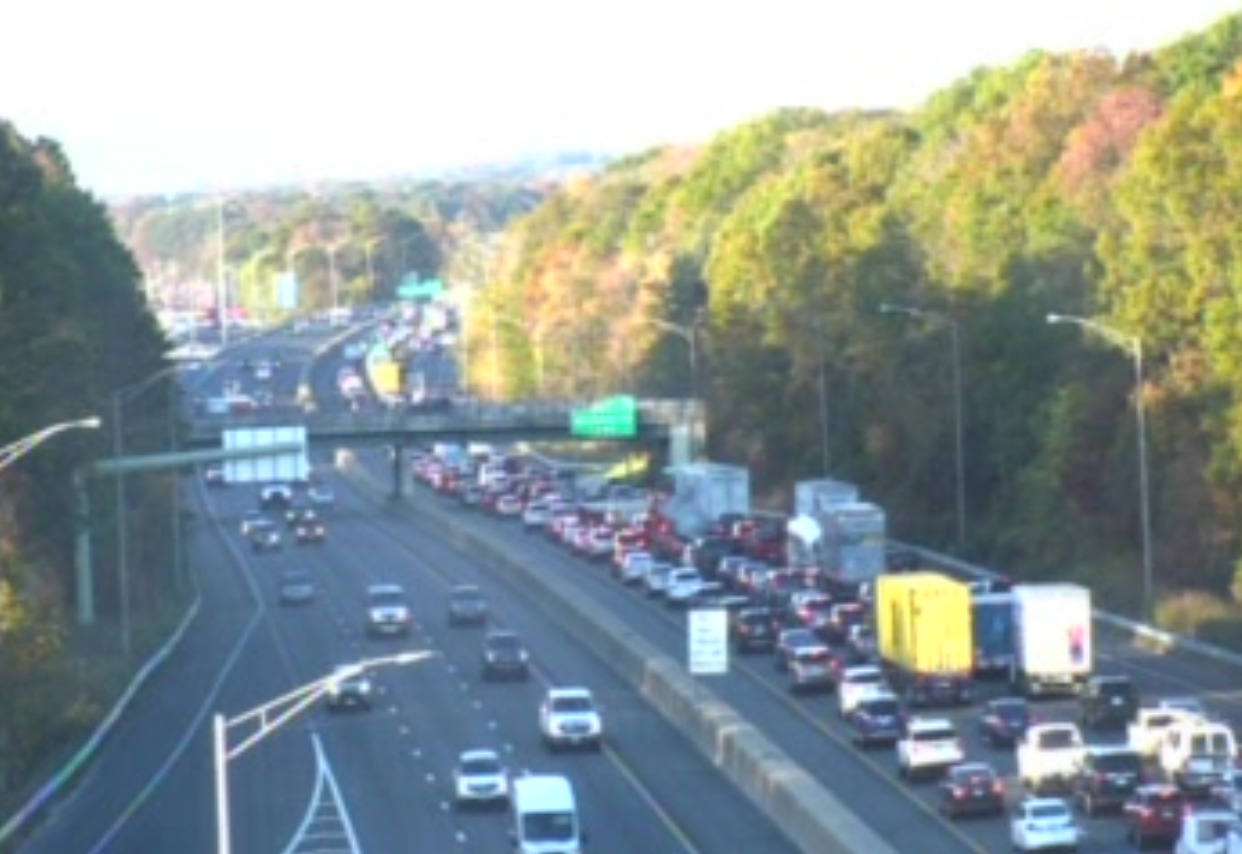 Milford crash snarled traffic on I-95 Tuesday morning: DOT