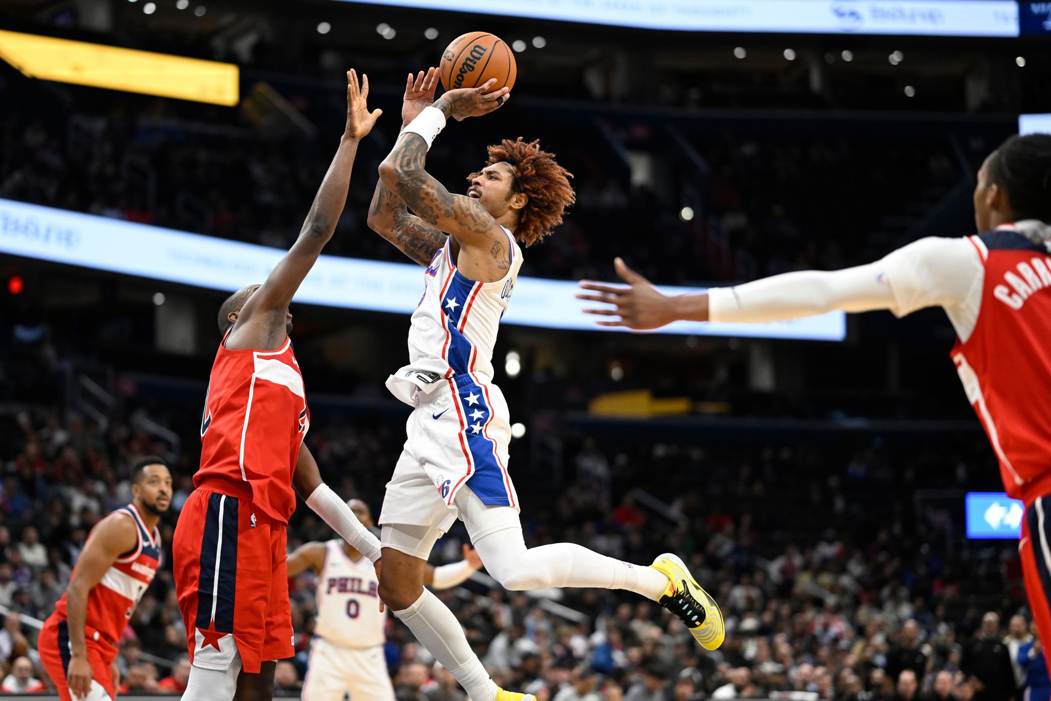 76ers rally in fourth, beat Washington in overtime to remain undefeated