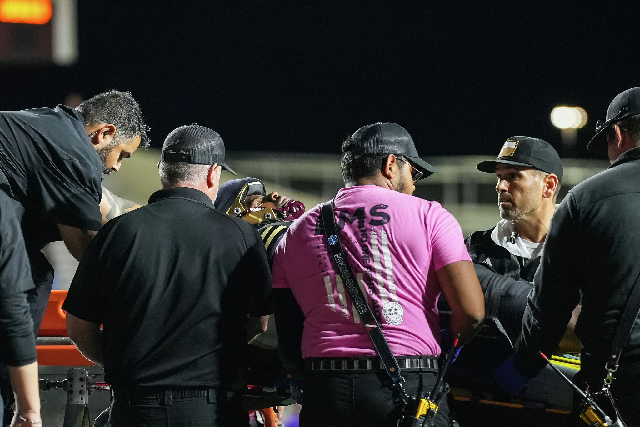 Bobby Crosby injury update: Safety suffers apparent head/neck injury