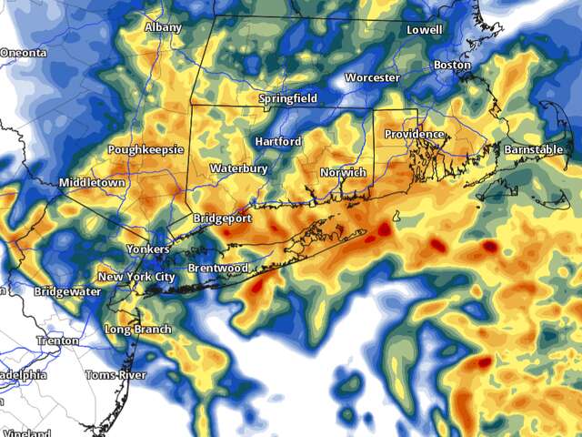 Heavy rain and gusty winds in CT's forecast on Thursday