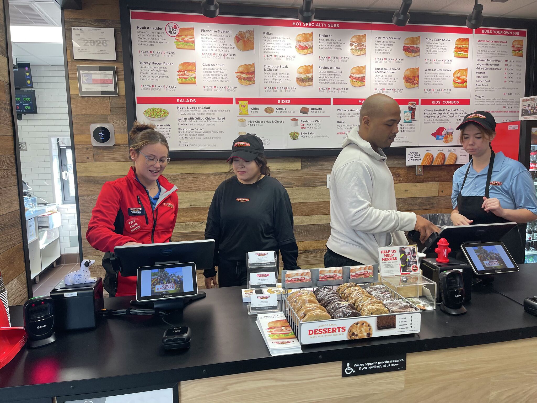 Firehouse Subs has opened a second location in Beaumont