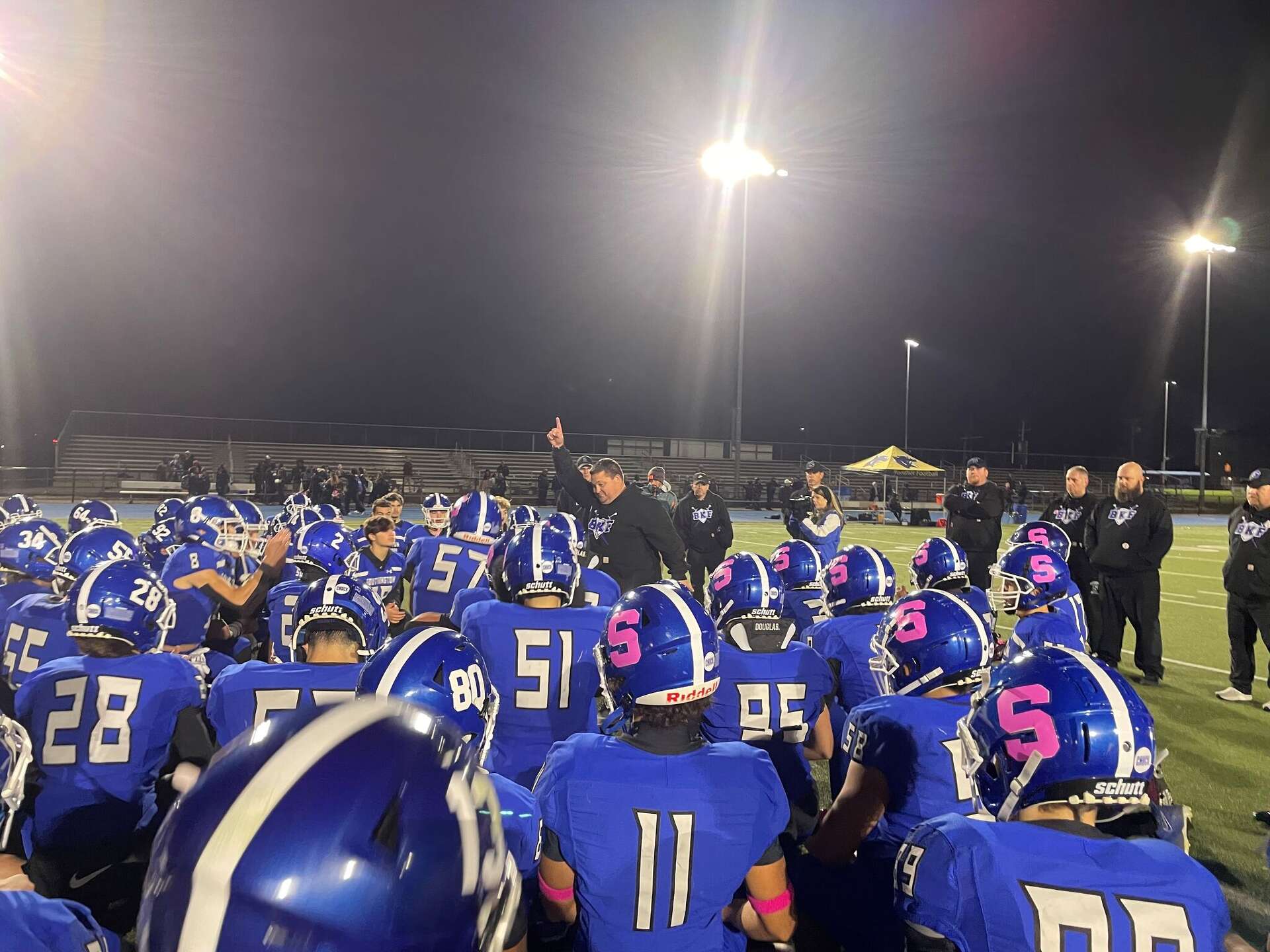 Southington football defeats Platt behind four Jacoby Roman TD passes