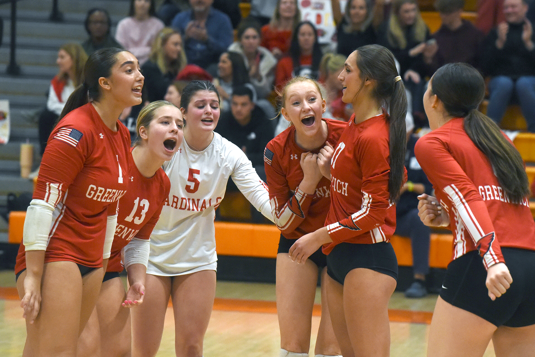 Greenwich girls volleyball wins FCIAC championship over Ludlowe