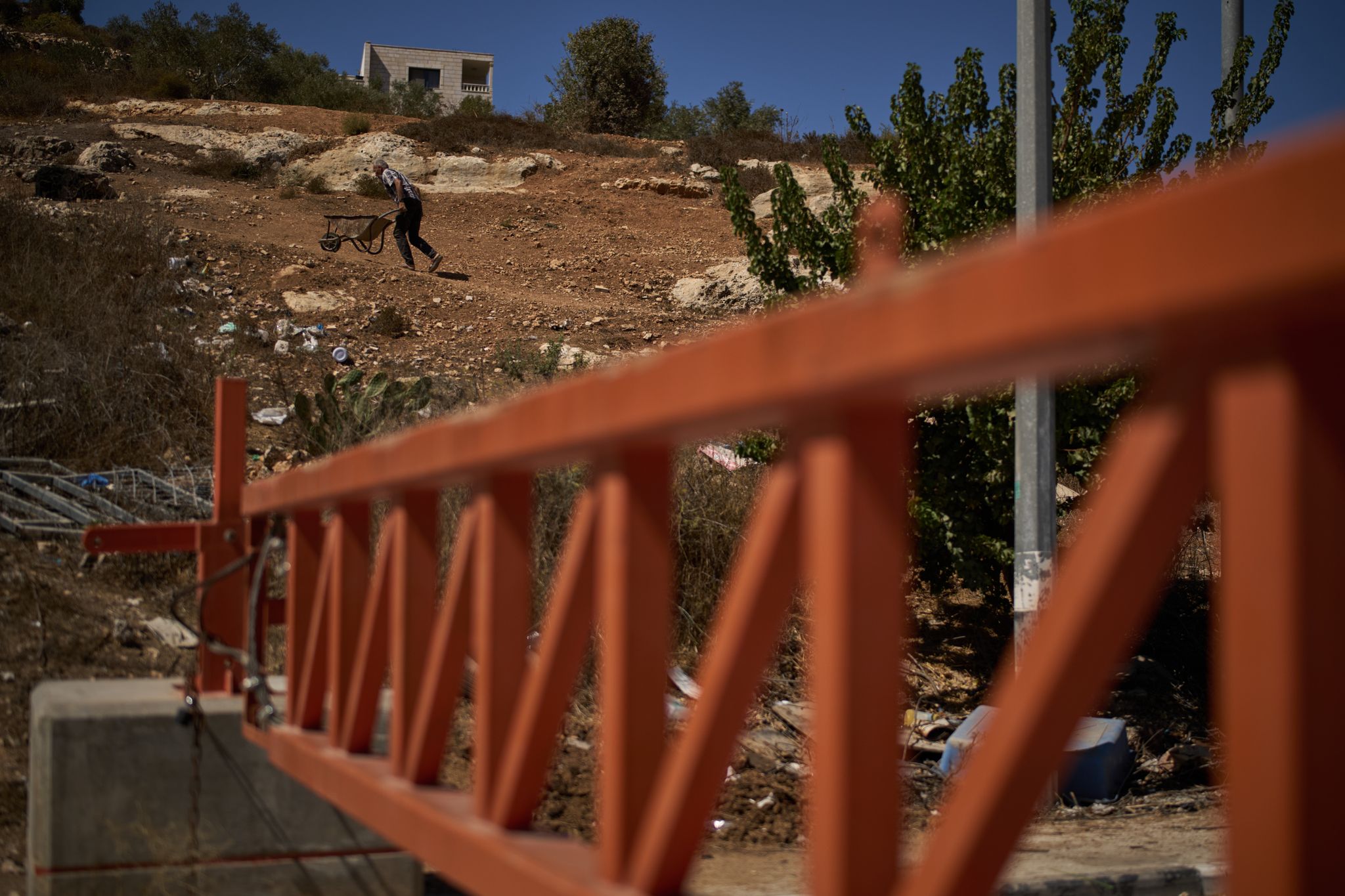 Israel has erected nearly 1,000 barriers in the West Bank during the ...
