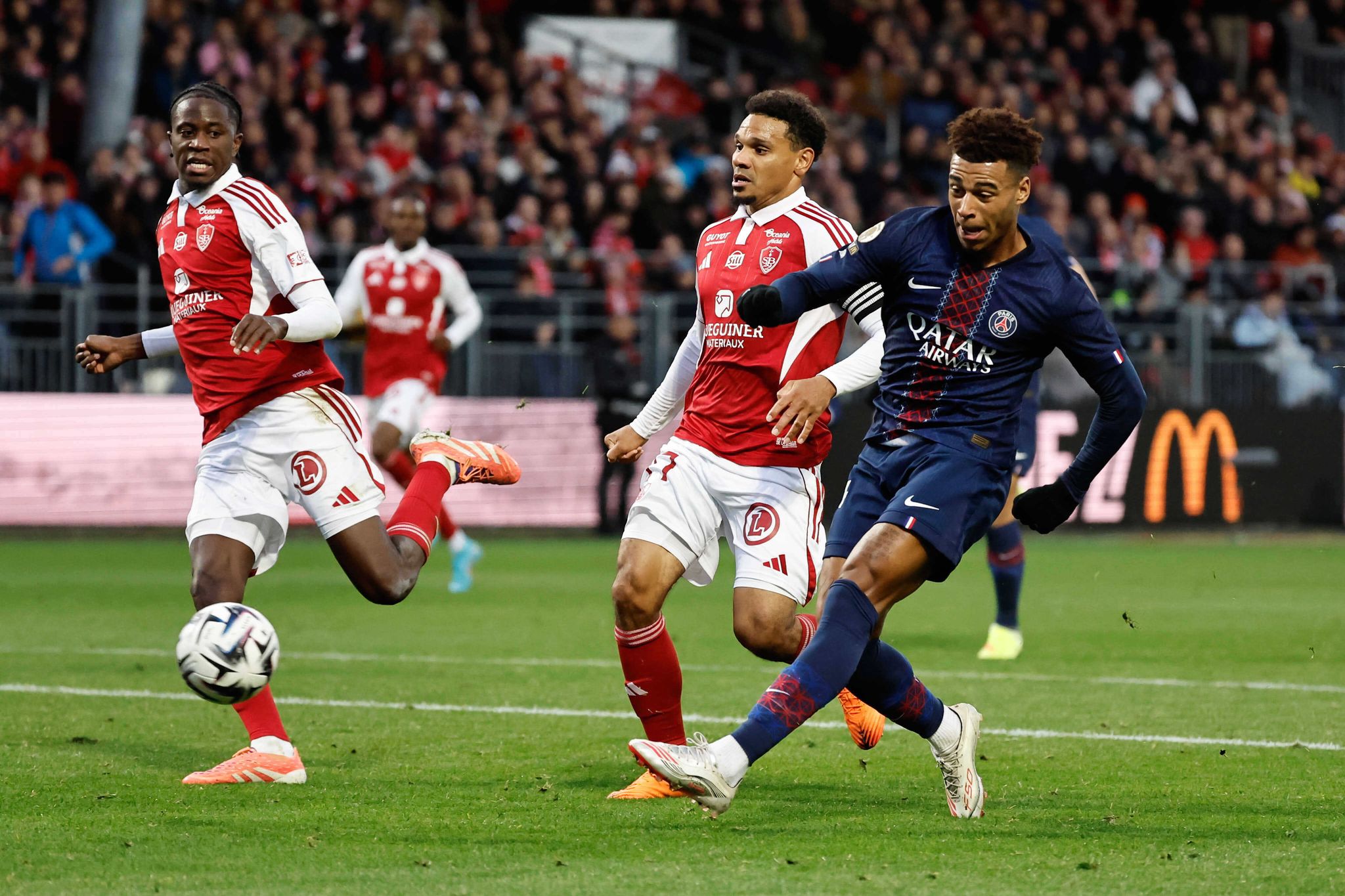 PSG forward Désiré Doué faces several weeks out with a thigh tear