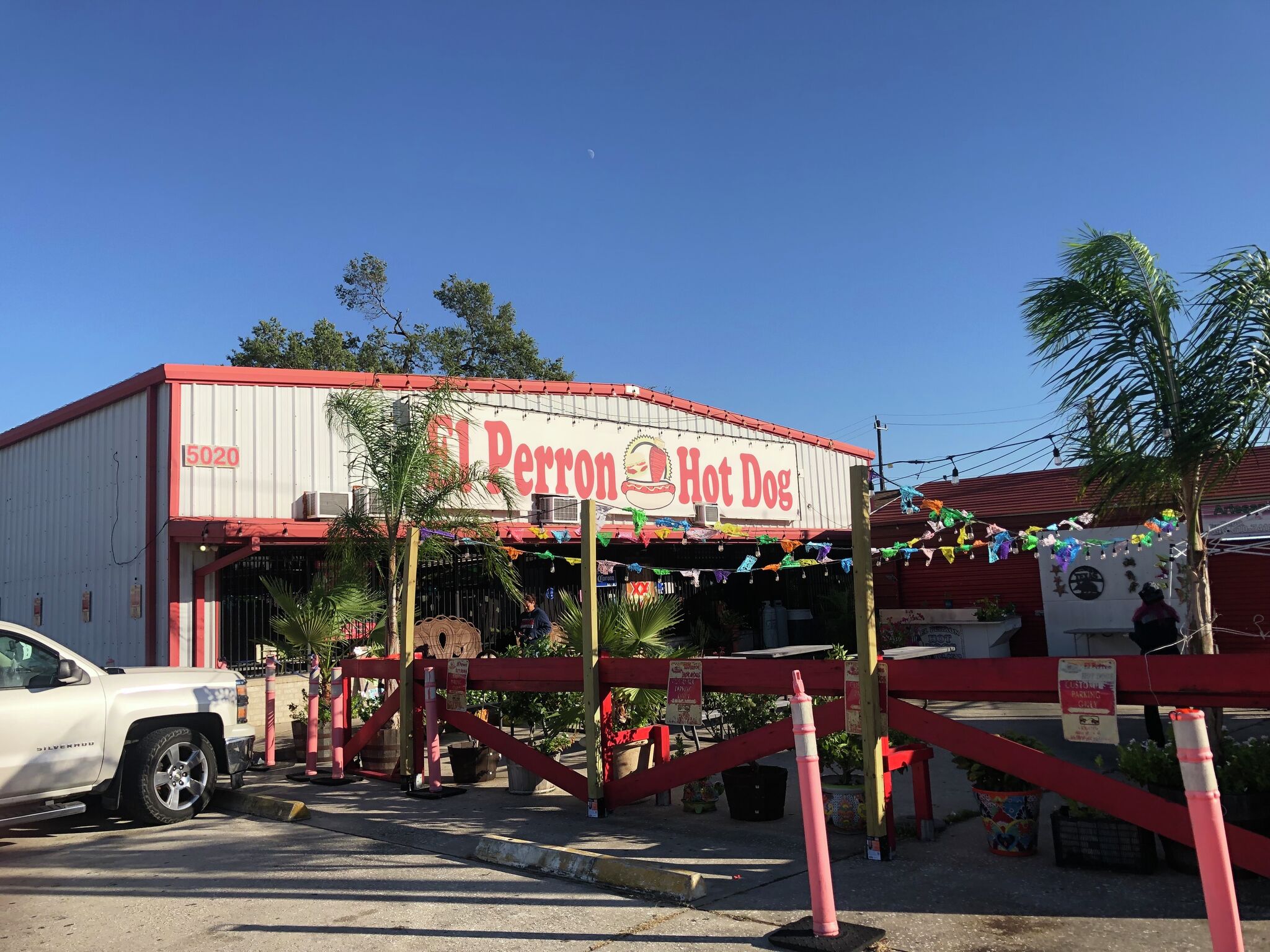 We tried the hot dog place off the Beltway in East Houston