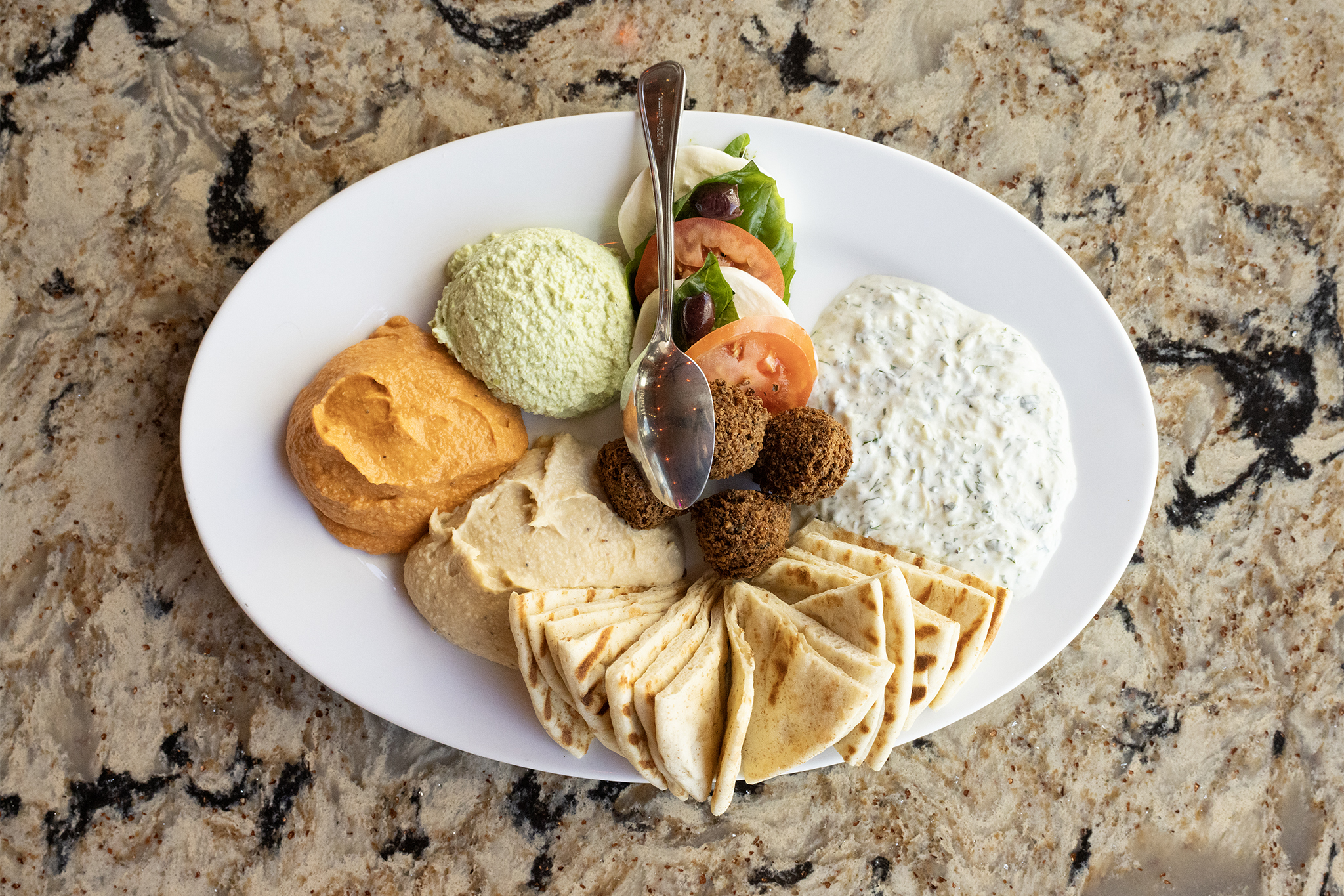 Falafel Platter Panini Kabob Grill