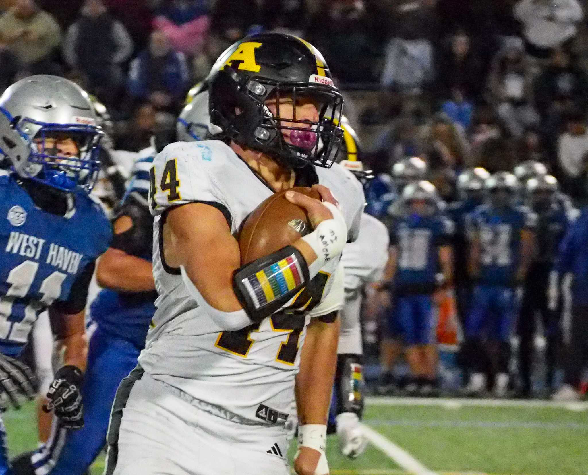 Amity football wins fourth straight with victory over West Haven