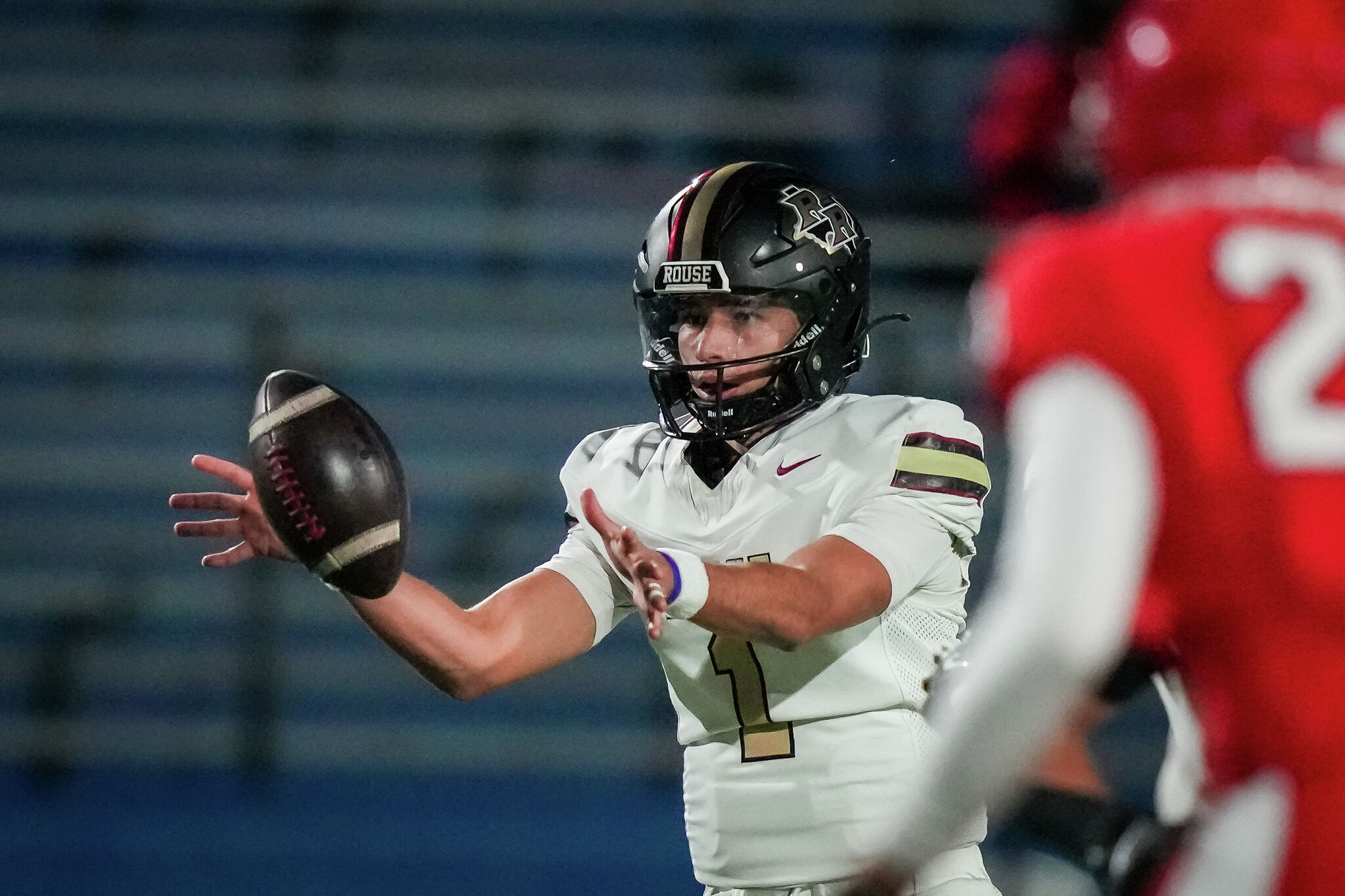High school football: Navy-bound QB London Morgan leads Rouse to win
