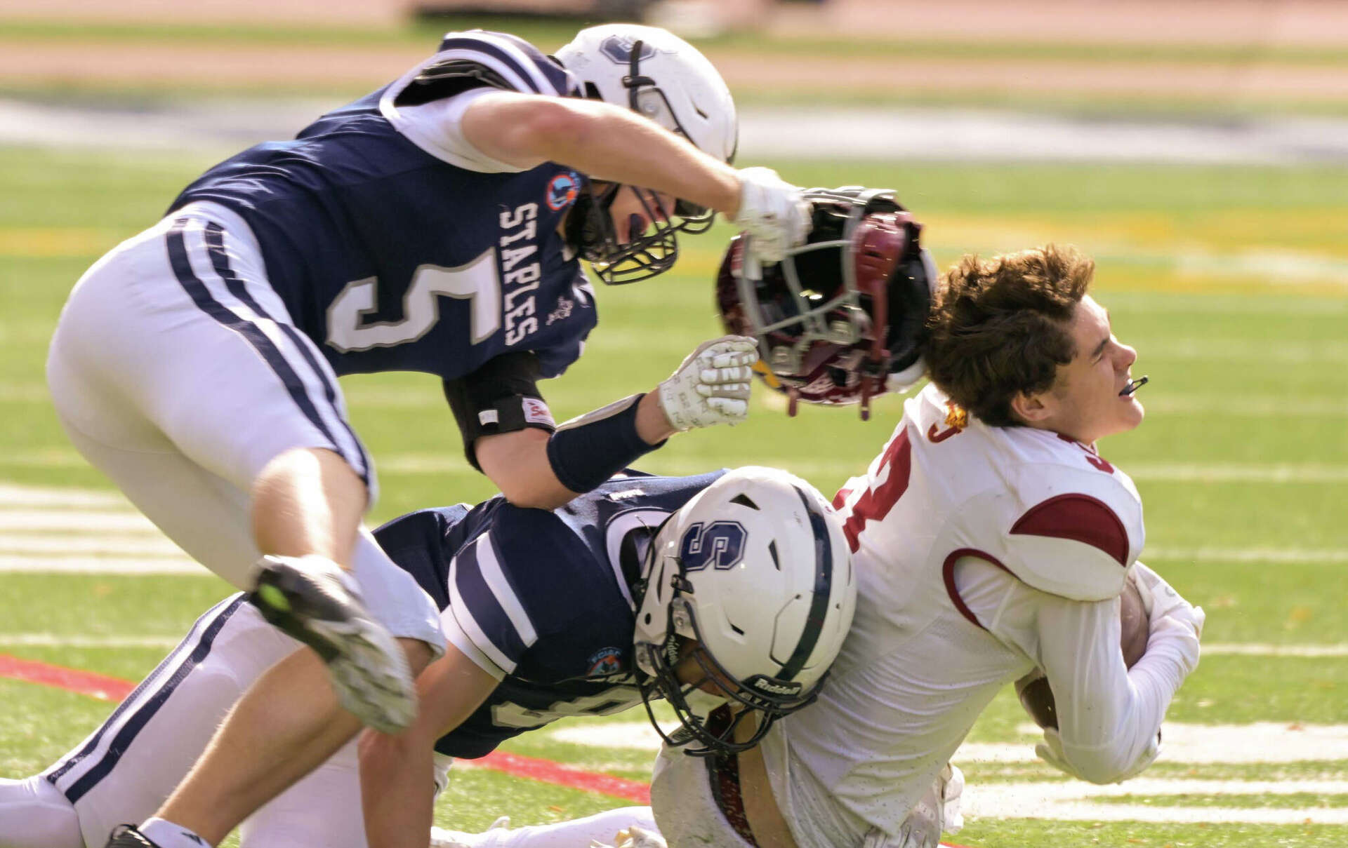 St. Joseph football defeats Staples with four TDs from Finn Kilmartin