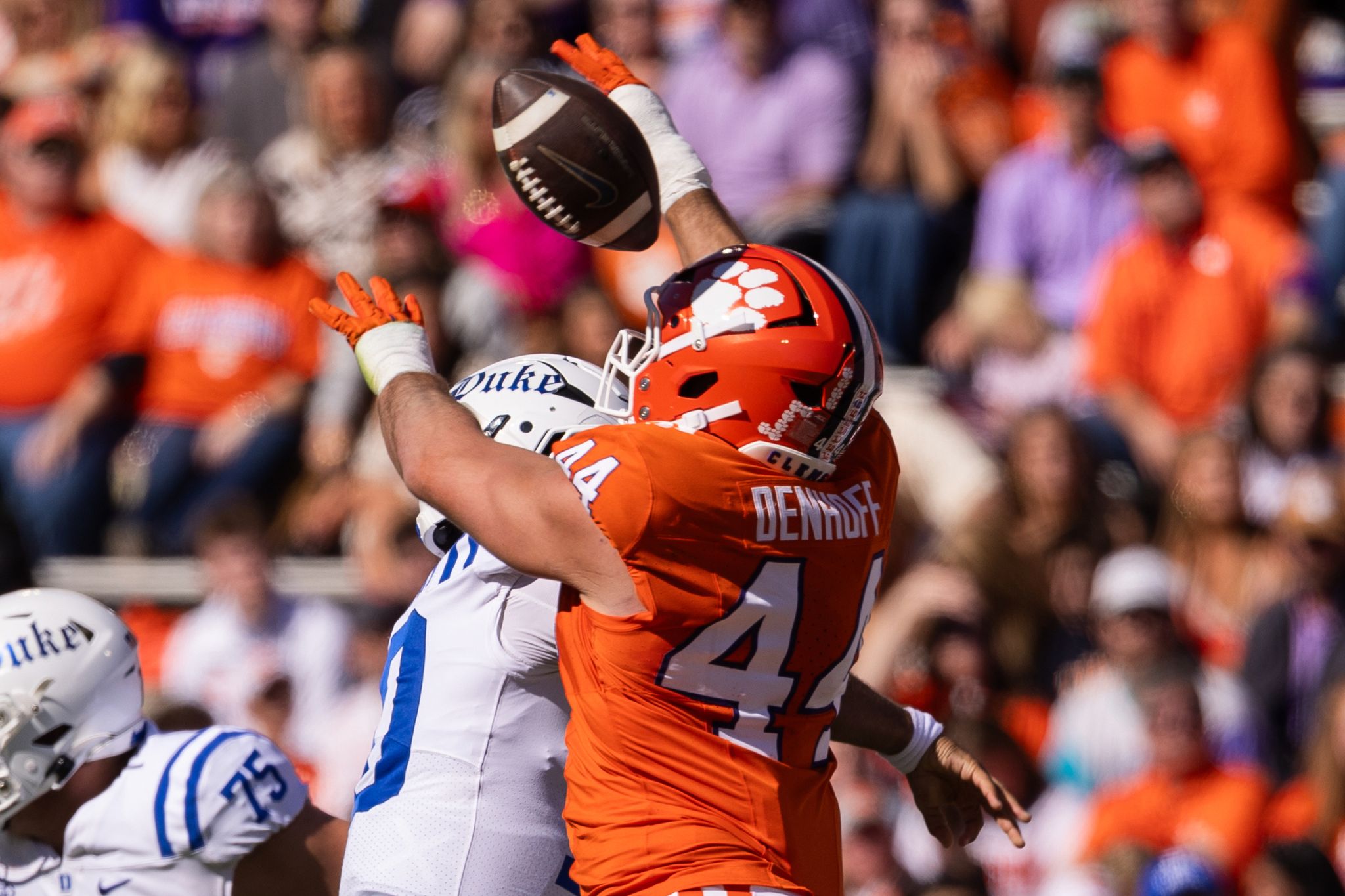 Nate Sheppard's 3-yard TD, Duke's 2-point conversion stun Clemson 46-45