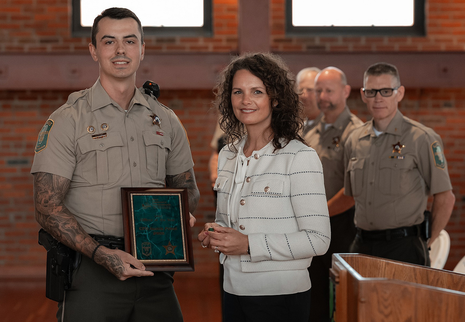 Conservation Officer Priest honored as state's top