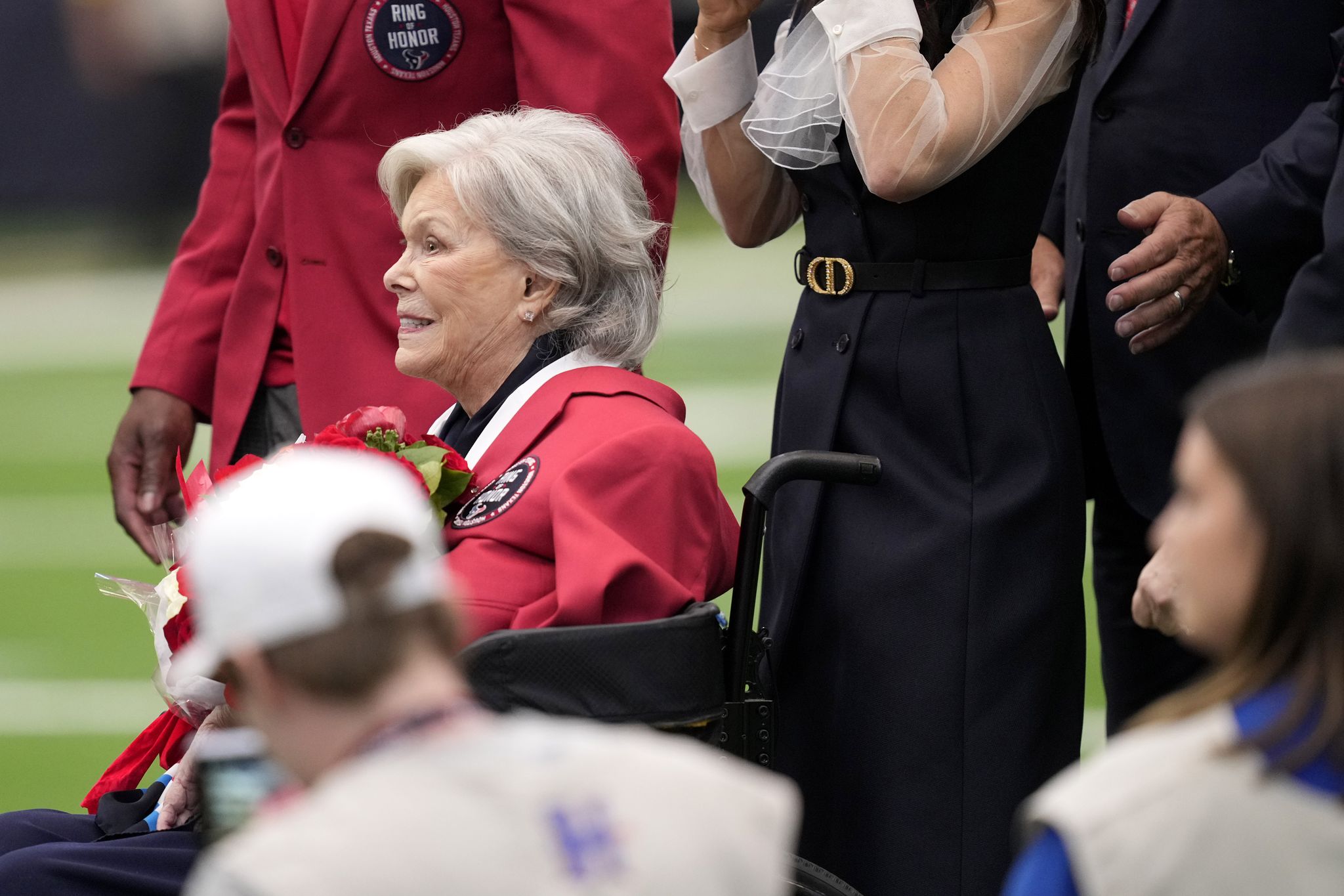 Why is Janice McNair in the Houston Texans' Ring of Honor?