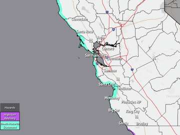 Regional: Beach Hazards Statement Advises Of Waves Up To 20 Feet During ...