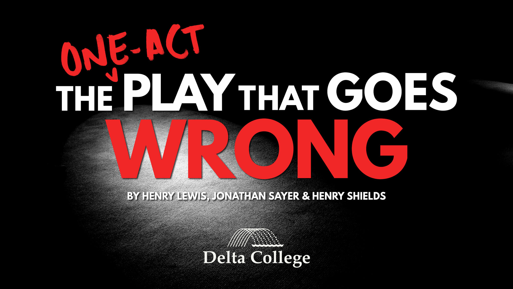 Delta Drama presents 'The One-Act Play That Goes Wrong'