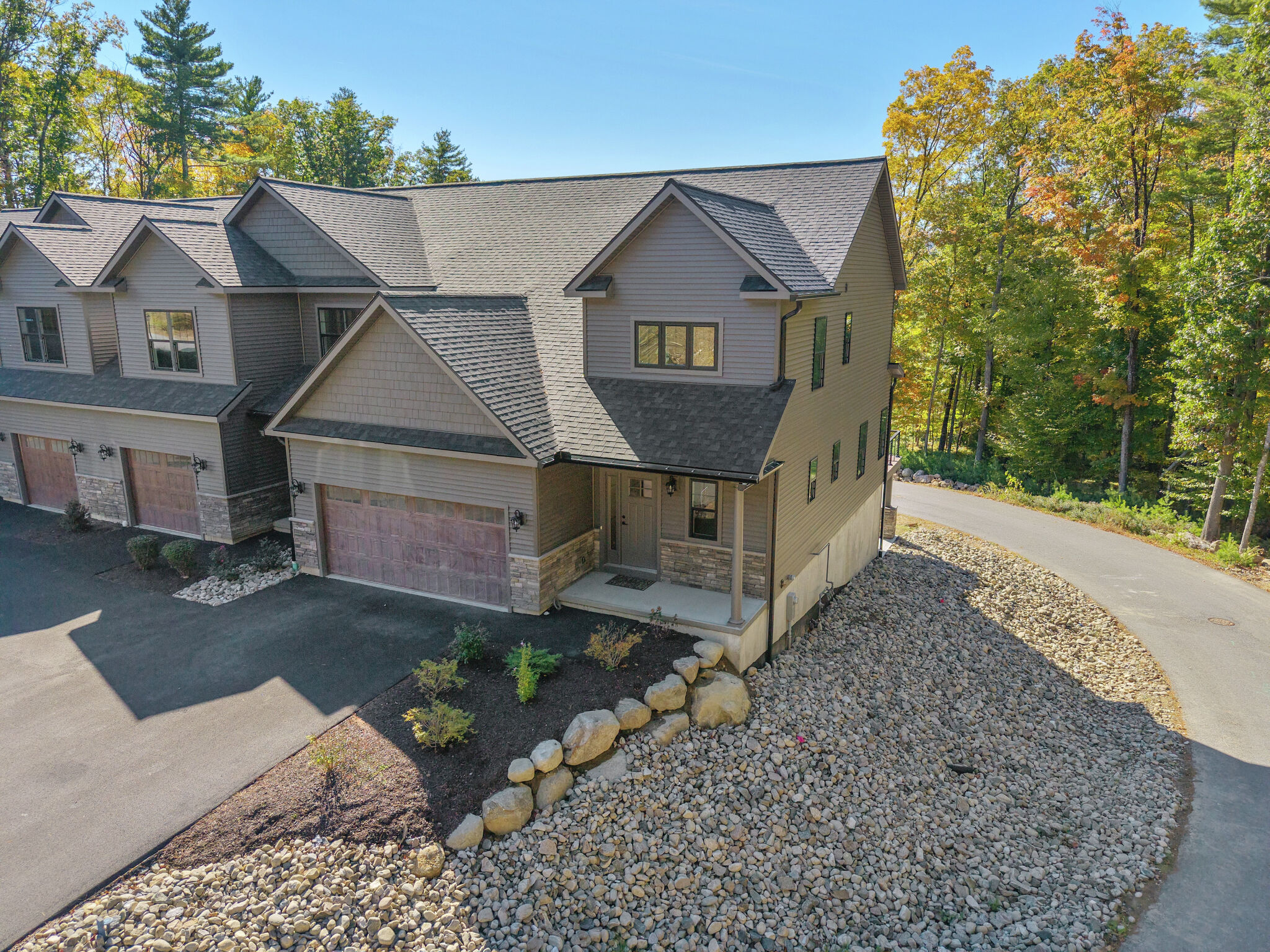 New luxury townhomes for sale near Lake George by Urvalek Builders