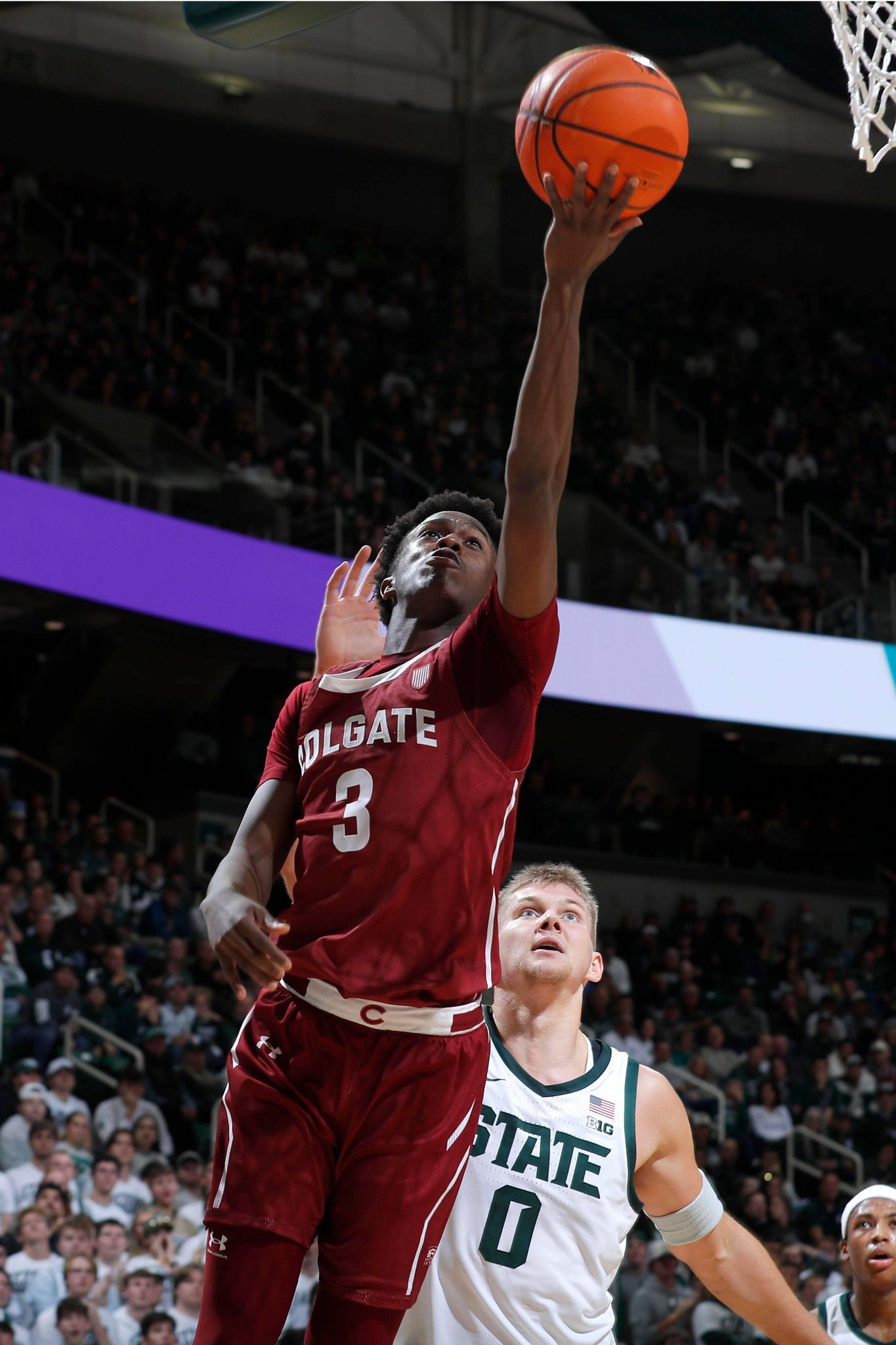 Kohler scores 16 points in No. 22 Michigan State's 80-69 win over Colgate