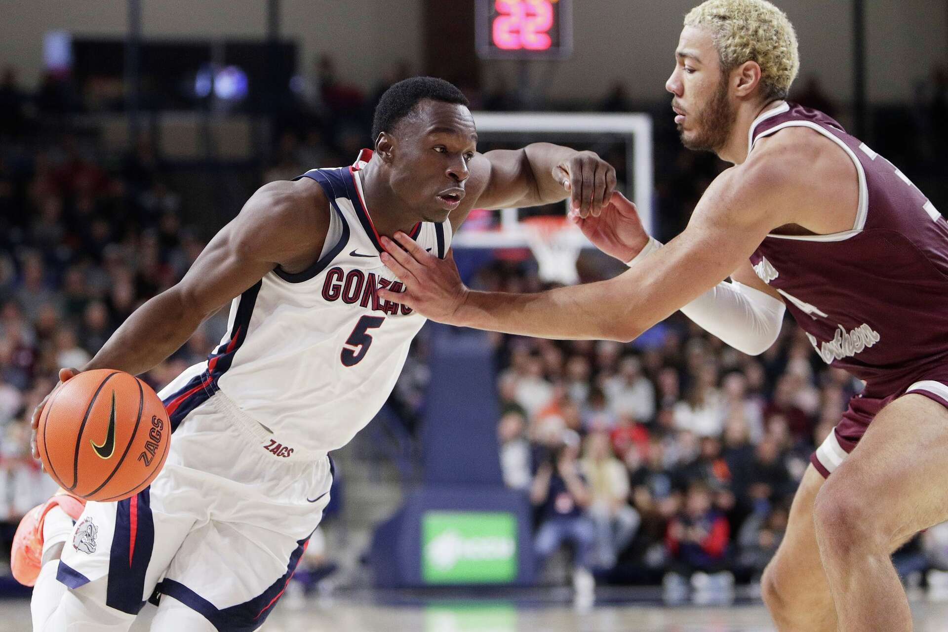 No. 21 Gonzaga rolls past Texas Southern in season opener