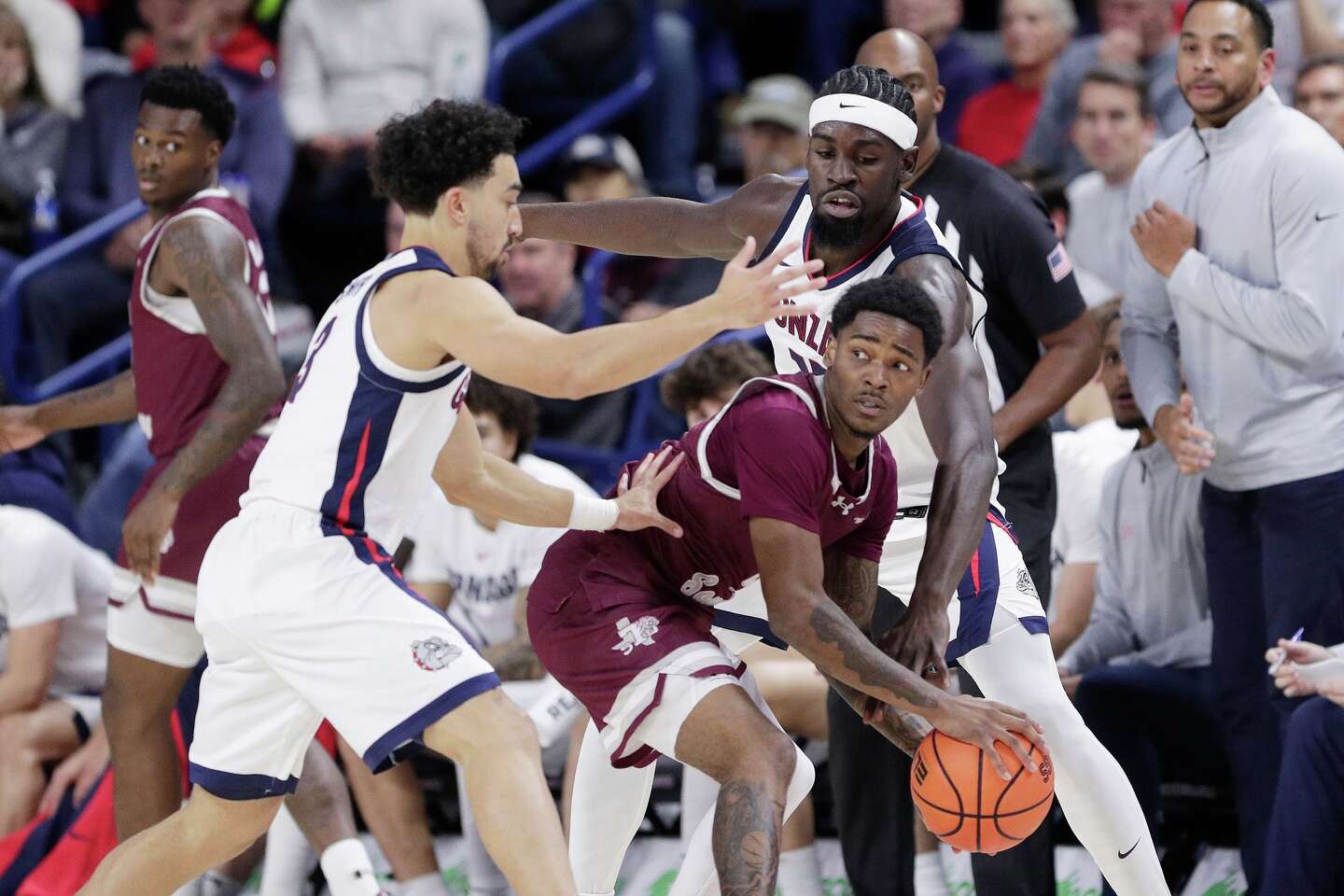 No. 21 Gonzaga rolls past Texas Southern in season opener