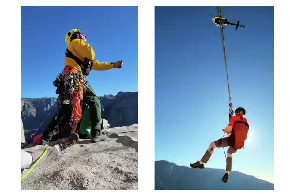Yosemite climber fell 40 feet on El Capitan. A high-risk rescue began