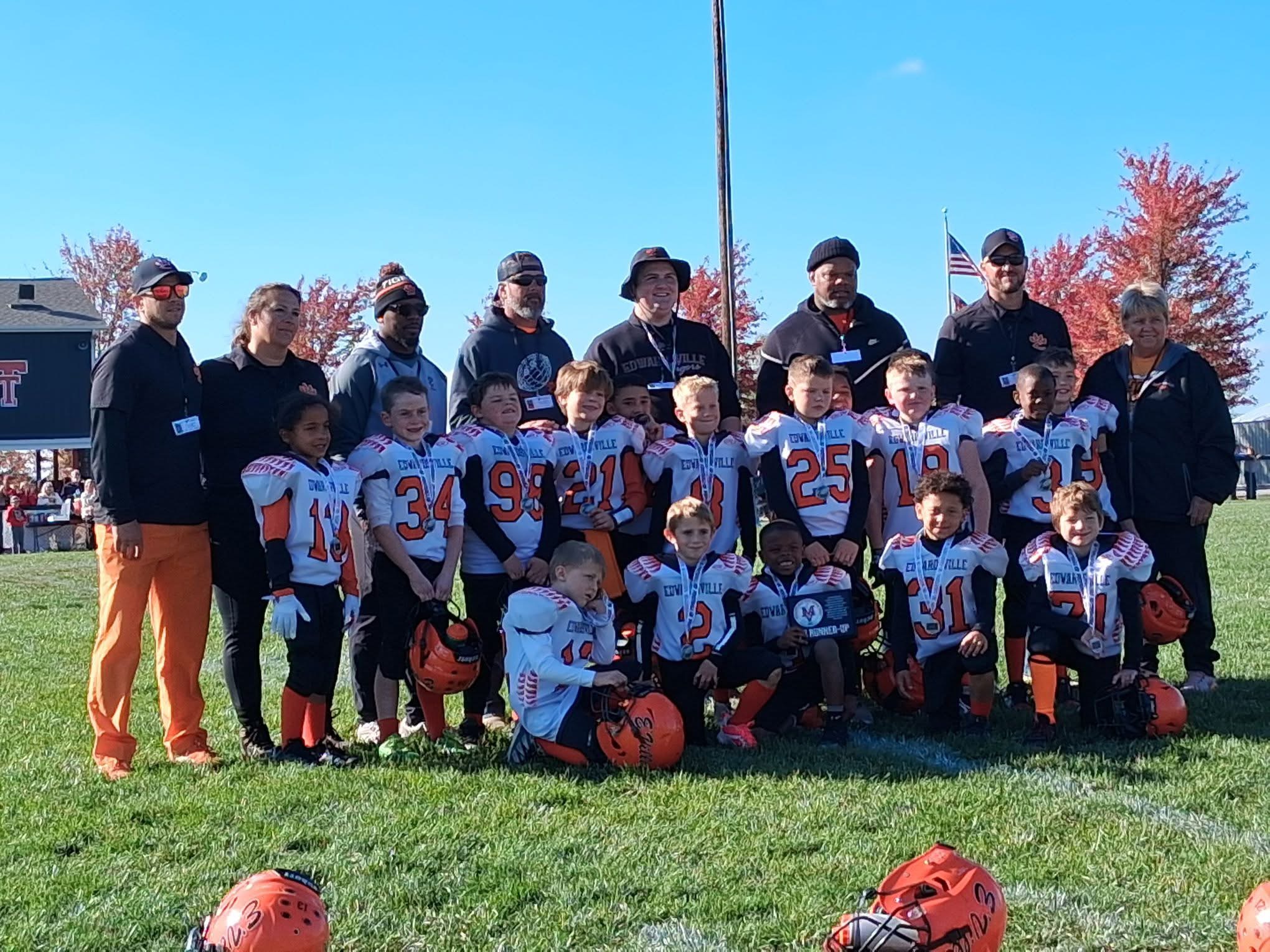 Little Tigers Football team finishes second in 7U division