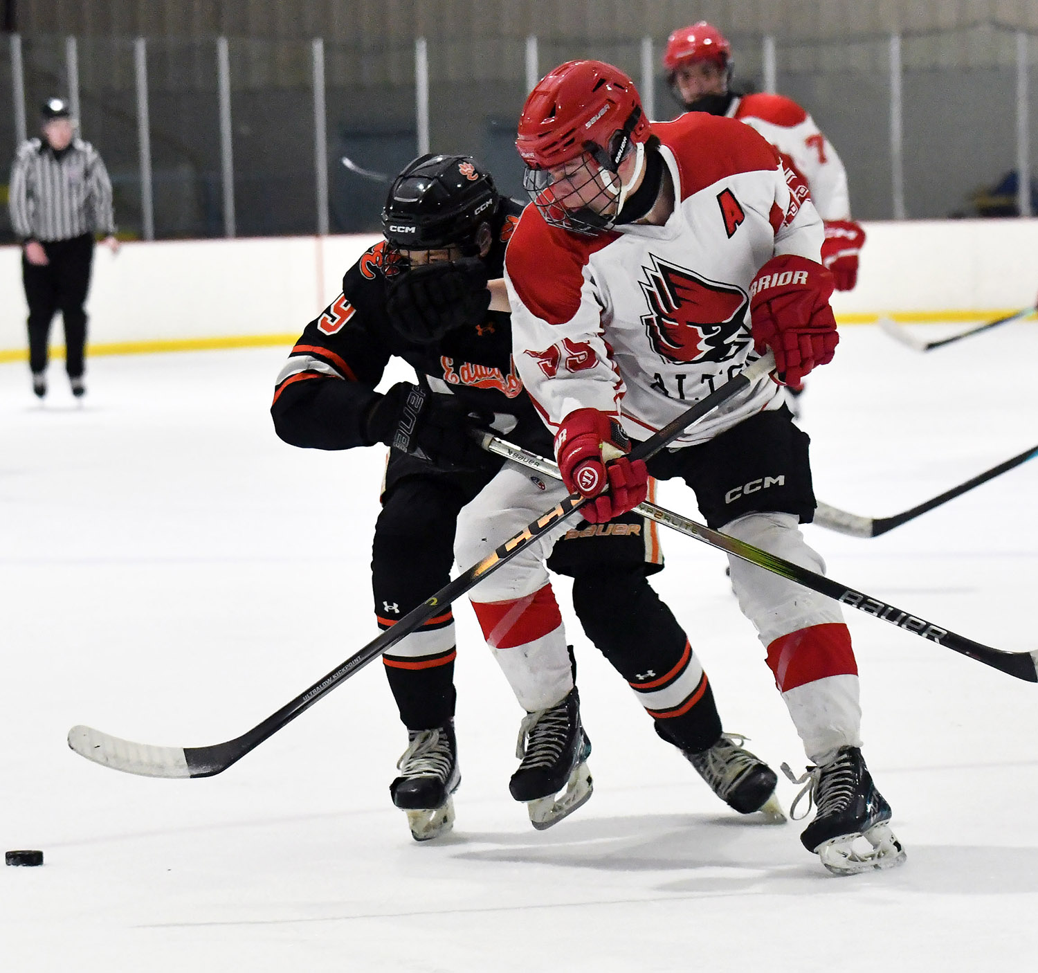 Alton routs Triad 6-1 as Clark nets hat trick, Jacobs scores two