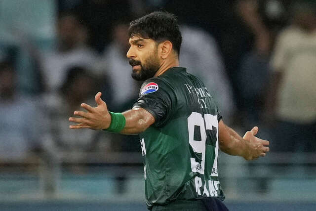Pakistan fast bowler Rauf banned for 2 matches for violating ICC code ...