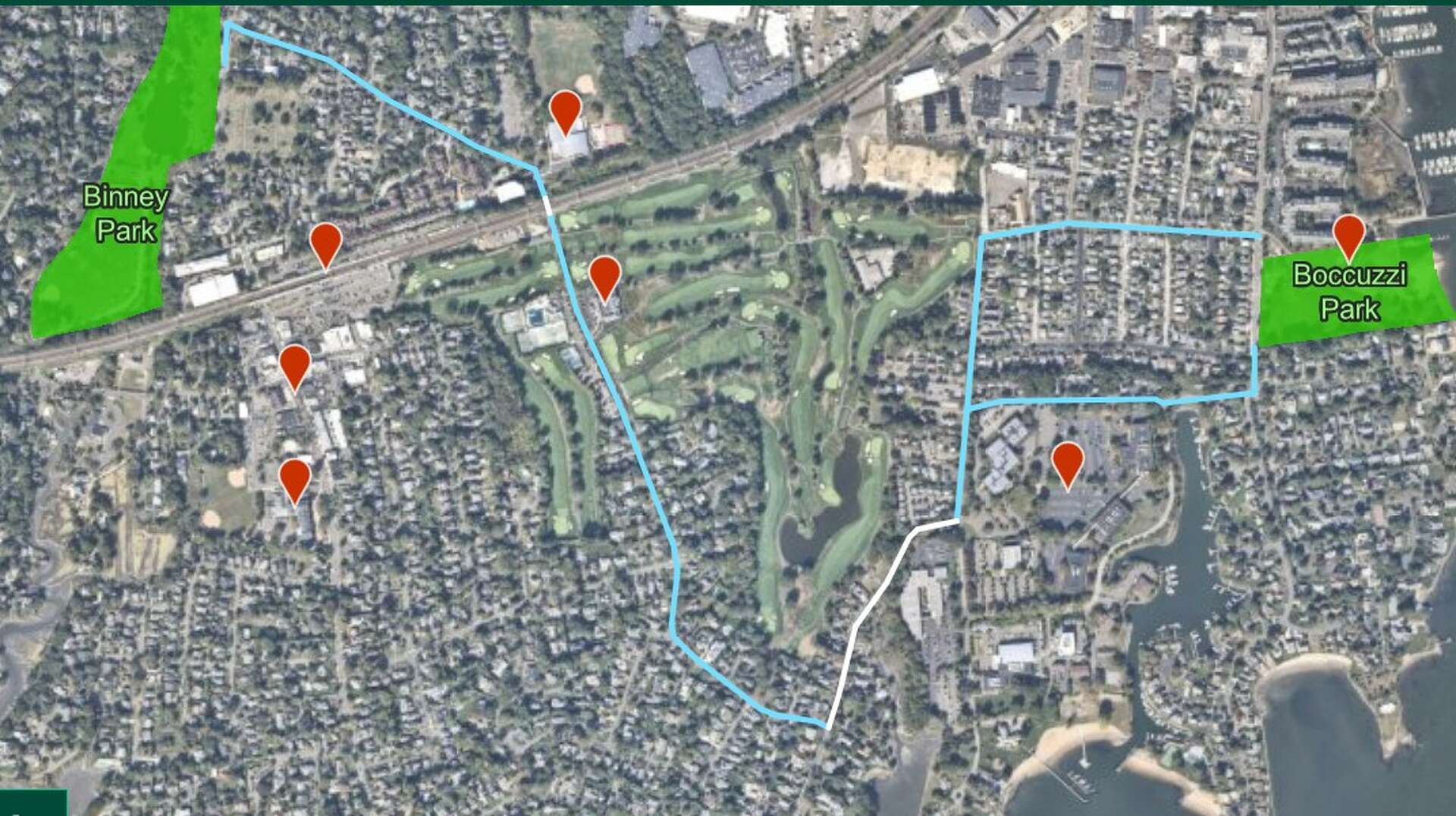 Four route options proposed for new Greenwich-Stamford multi-use path