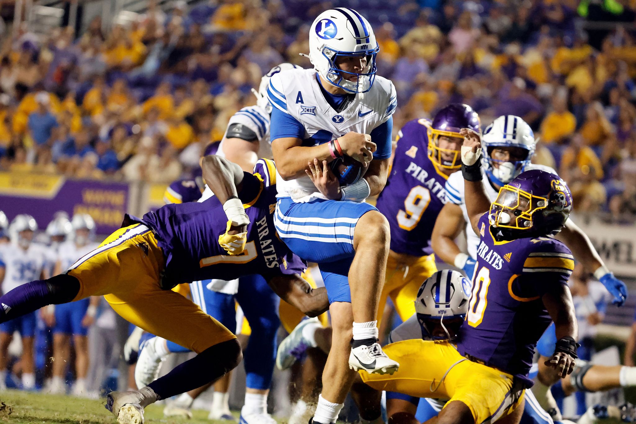 Texas Tech LB who wanted to be a QB and BYU freshman QB wearing No. 47 ...