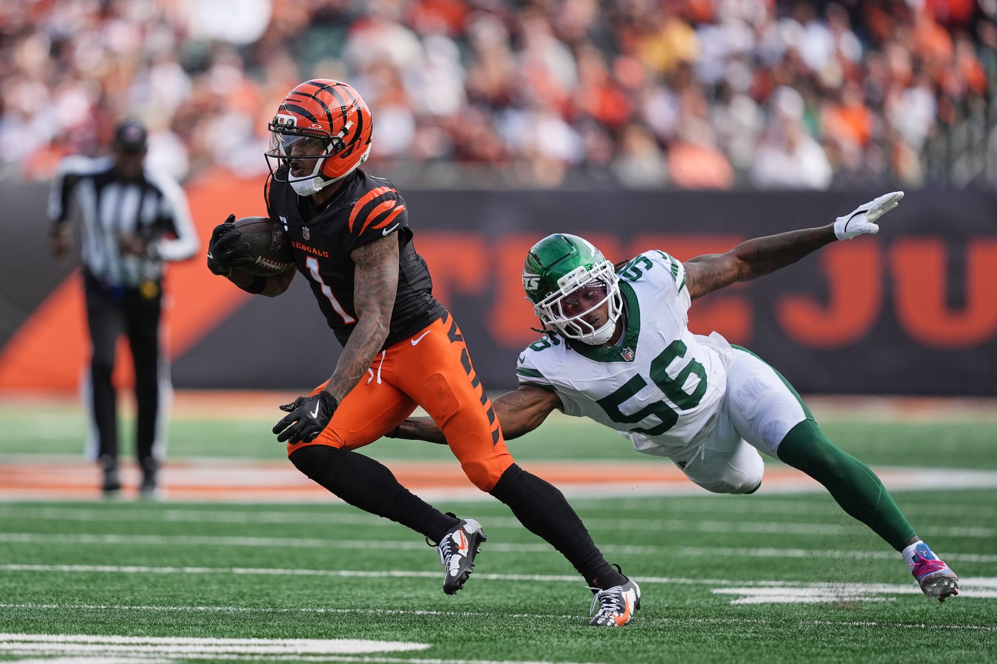 Jets' Quincy Williams says he lost his starting job, Breece Hall denies ...